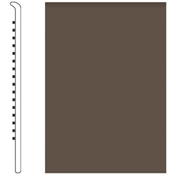 Roppe - 700 Series Wall Base 2 1/2 (No Toe Base) Light Brown | Online ...