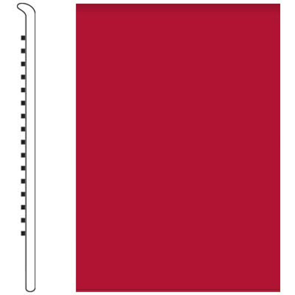 Roppe - 700 Series Wall Base 2 1/2 (No Toe Base) Red | Online Flooring ...