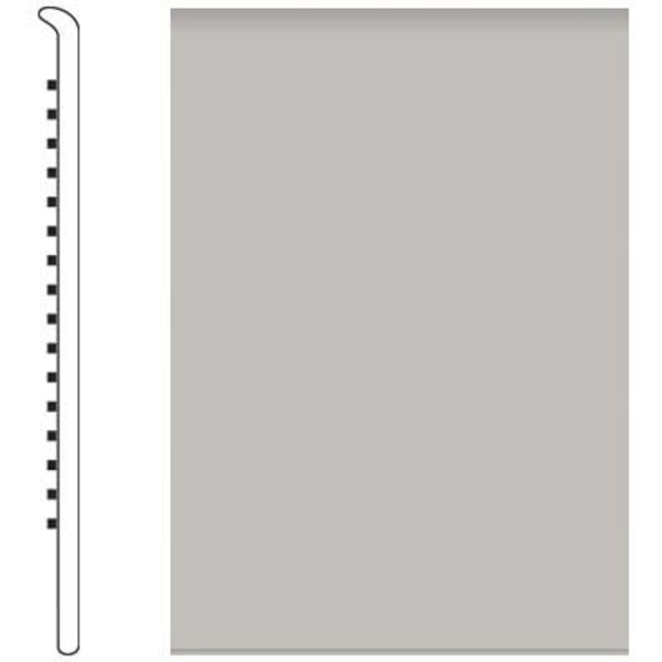 Roppe - 700 Series Wall Base 4 (No Toe Base) Smoke | Online Flooring ...