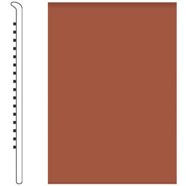 Roppe - 700 Series Wall Base 6 (No Toe Base) Terracotta | Online ...