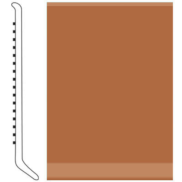 Roppe - 700 Series Wall Base 6 (Cove Base) Terracotta | Online Flooring ...