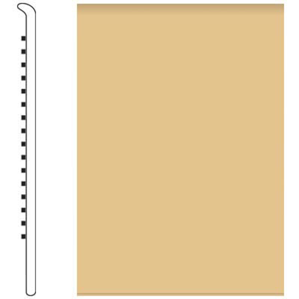 Roppe - Pinnacle Rubber Wall Base 4 1/2 (No Toe Base) Harvest Yellow ...