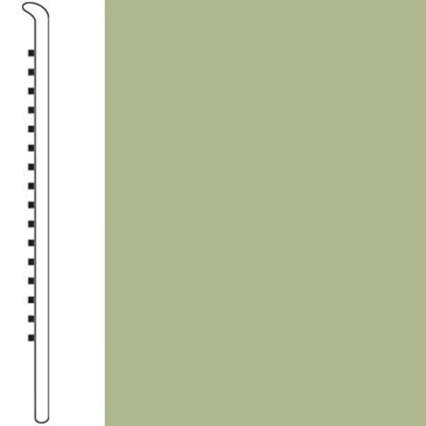 Roppe - Pinnacle Rubber Wall Base 6 (No Toe Base) Aged Fern | Online ...