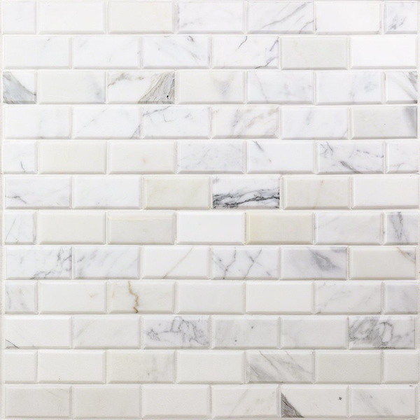 SOHO Studio Corp - Calacatta Mosaics 2 x 4 Beveled | Online Flooring ...