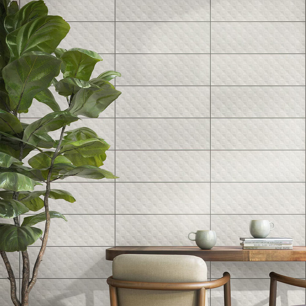 American Olean - Visual Impressions Quadrangle White | Online Flooring ...