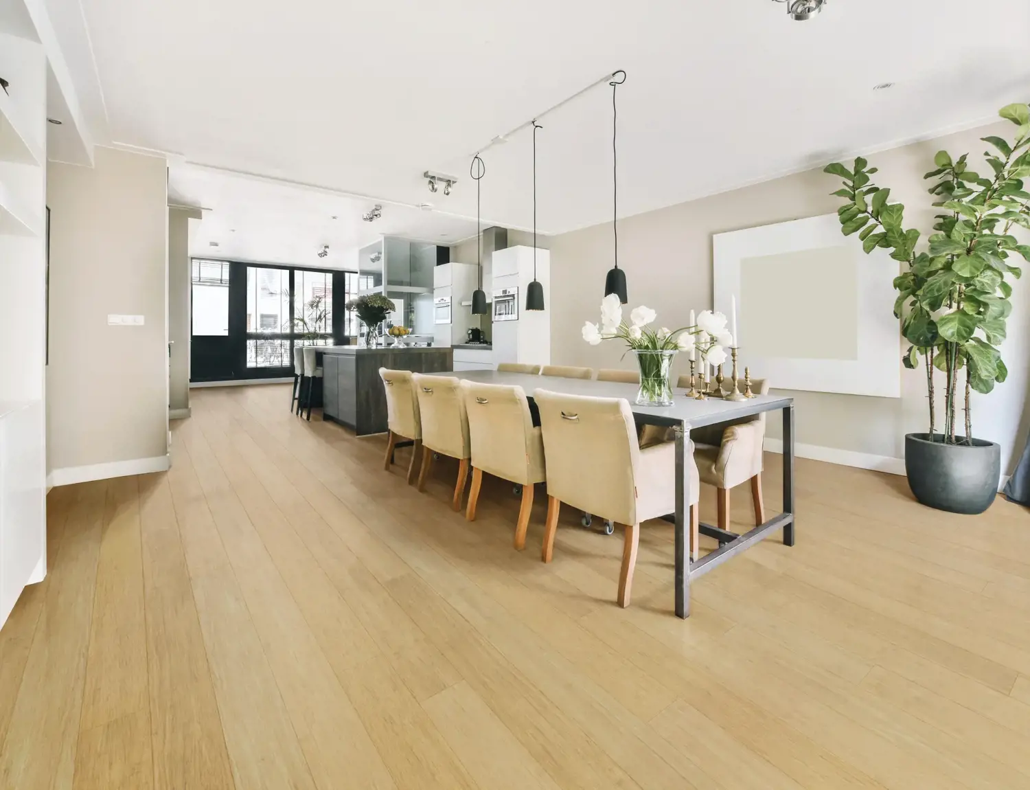 Cali Bamboo Flooring - Solid Strand Bamboo Tongue and Groove 5 3/8 x 72 ...