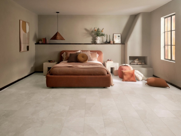 US Floors - CORETec Tile Mineral Core Cremello Travertine | Online ...