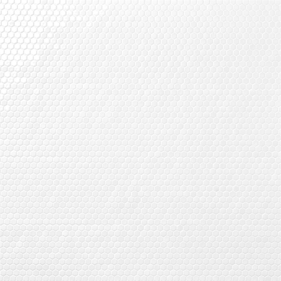 SOHO Studio Corp - Simple Mosaic Solid Hexagon White / Polished ...