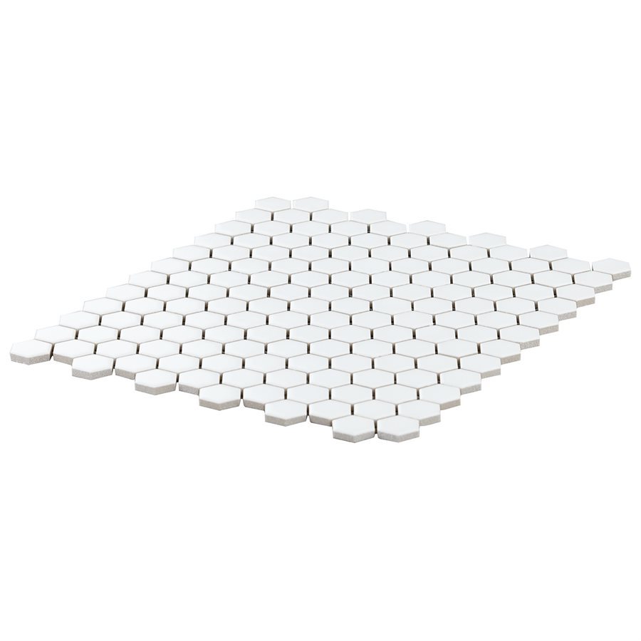 SOHO Studio Corp - Simple Mosaic Solid Hexagon White / Matte | Online ...