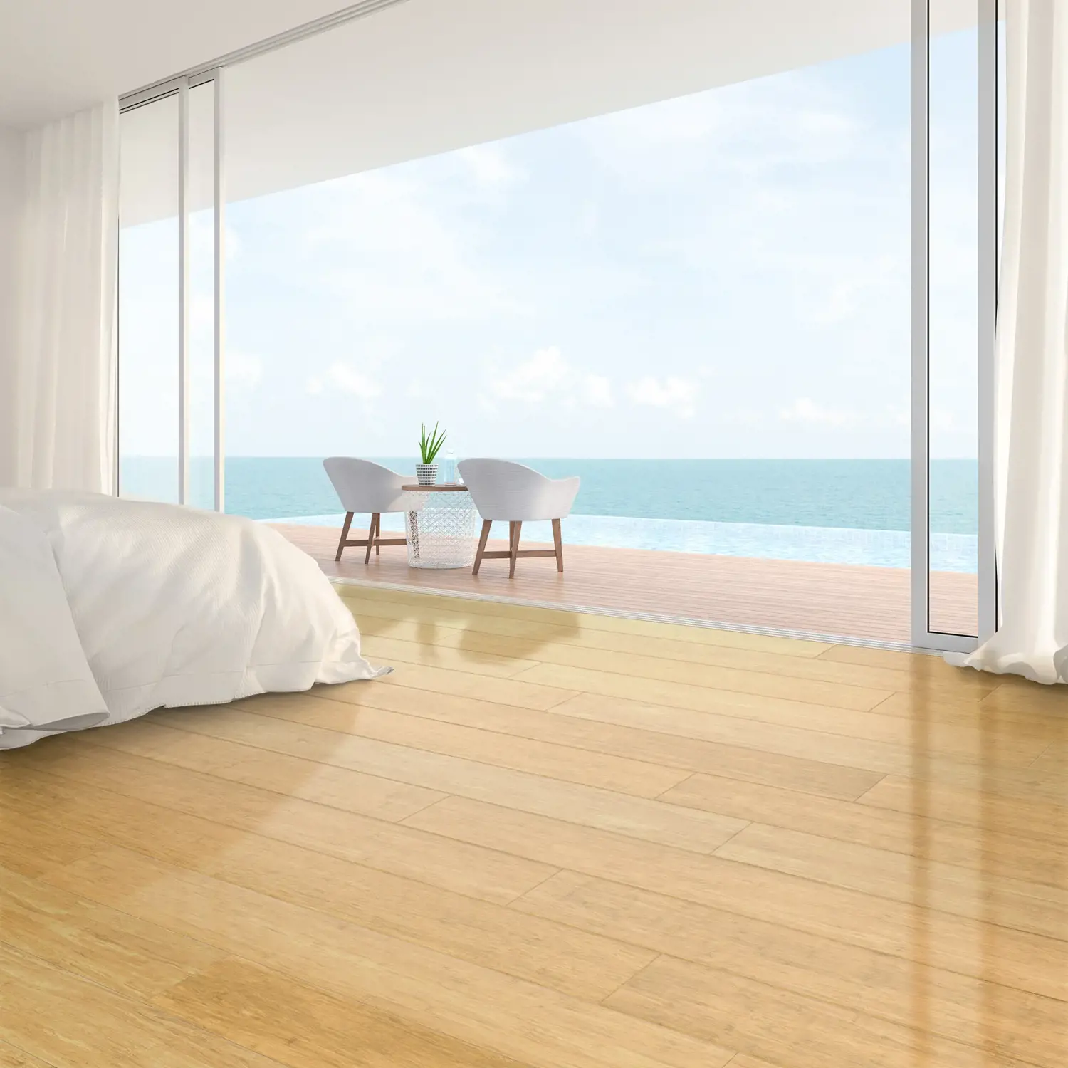 Cali Bamboo Flooring - Solid Strand Bamboo Tongue and Groove 5 3/8 x 72 ...